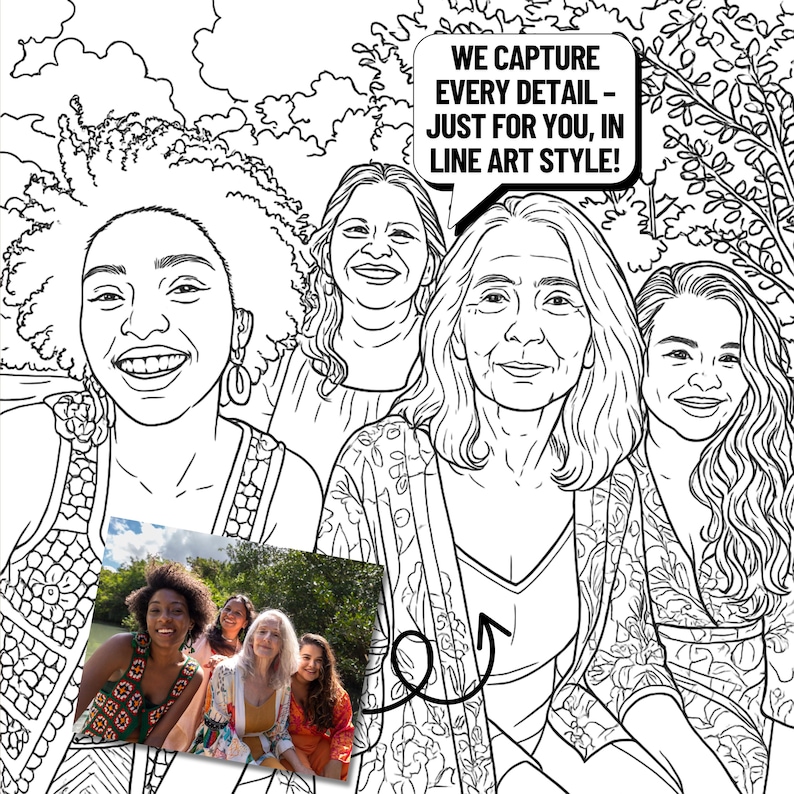 Coloring Page From Photo, Custom Coloring Pages From Photo ...