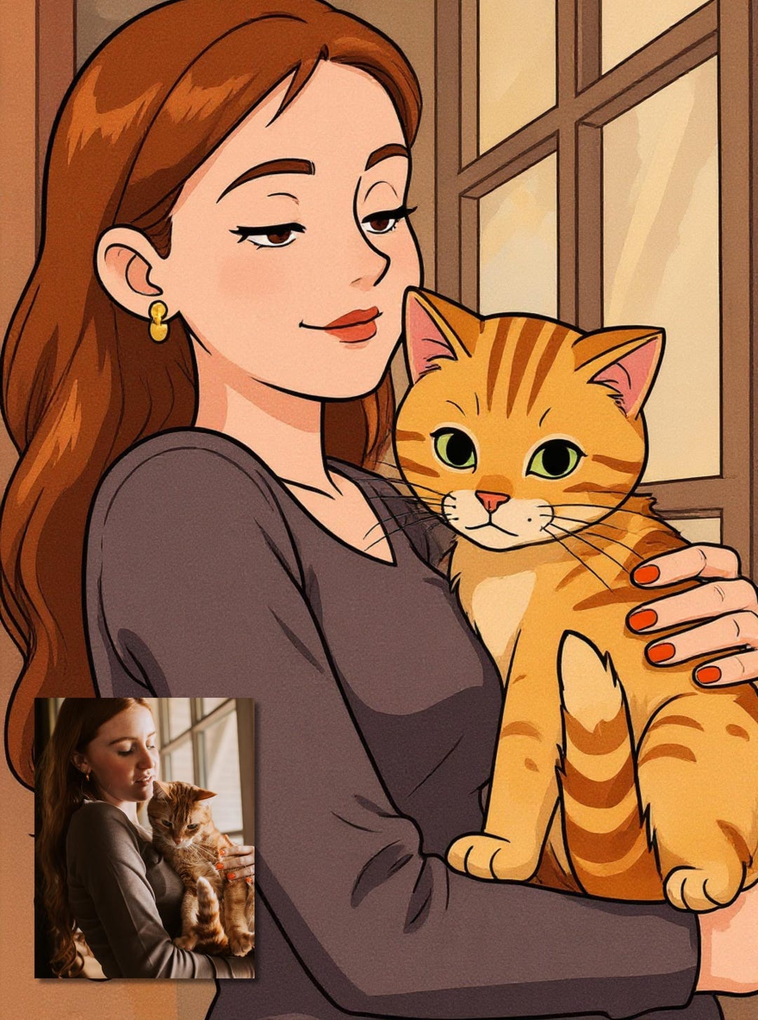 Anime Portrait From Photo, Personalized Anime Illustration, Custom ...