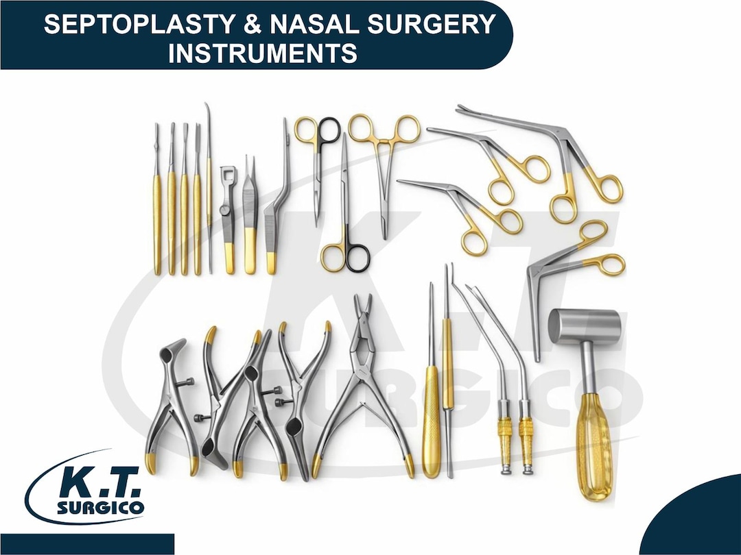 ENT Septoplasty & Nasal Surgery Instrument Set – Rhinoplasty Plastic ...