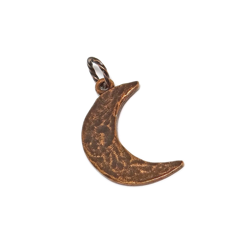 Half Moon Copper Pendant - Etsy