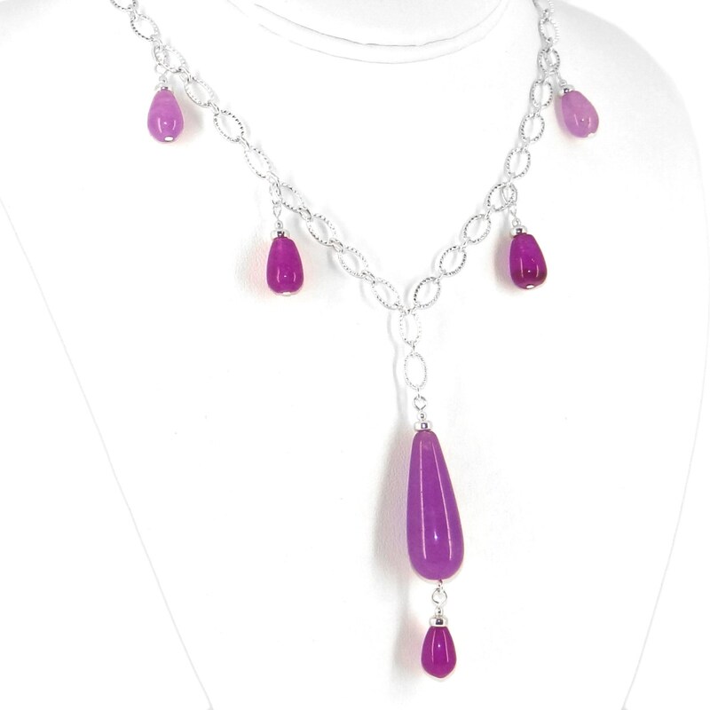 Magenta Necklace - Etsy
