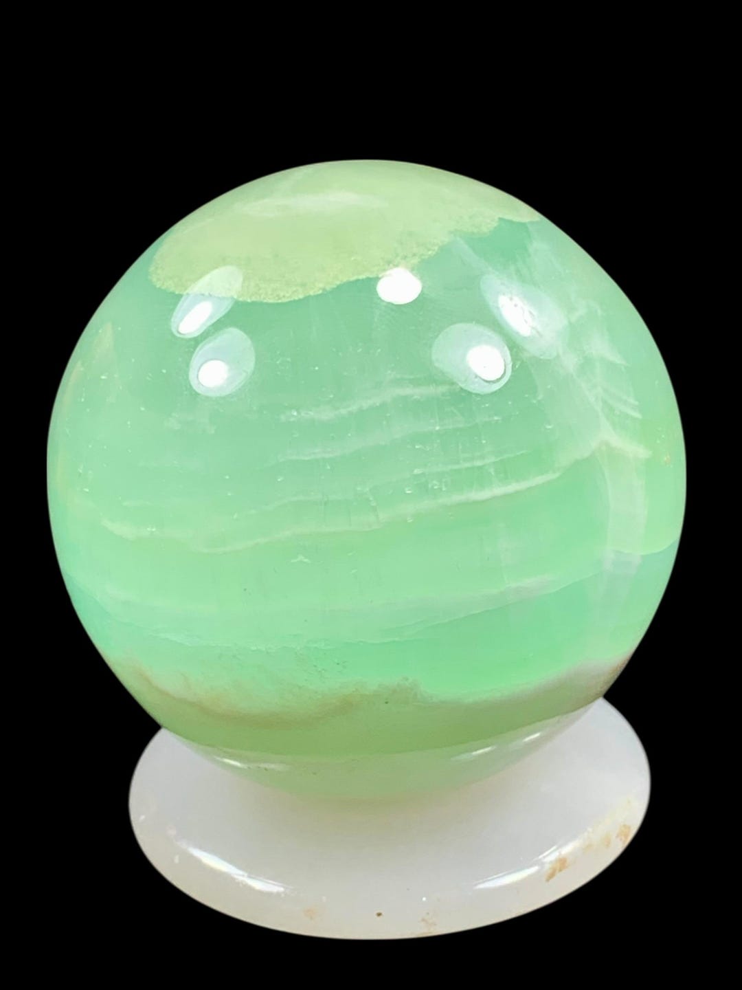 300 Gram AAA Grade Pistachio Calcite Sphere From Pakistan. - Etsy