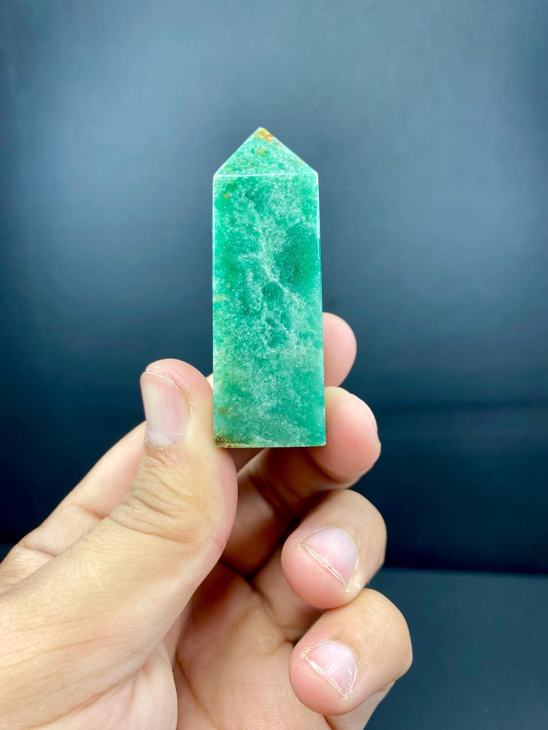 68 Gram Green Aventurine Tower From Pakistan - Etsy