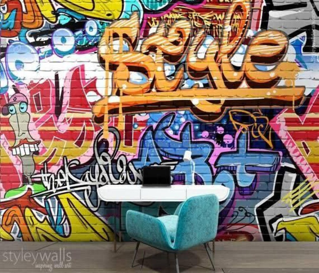 Custom Graffiti Wall Graphics - Etsy