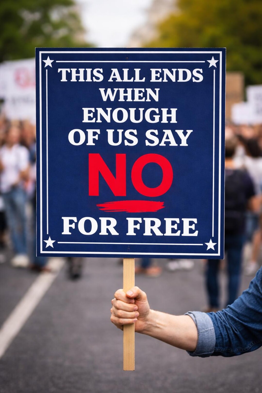 Political Protest Yard Sign 18x24, Anti Trump Protest Sign, Rally ...