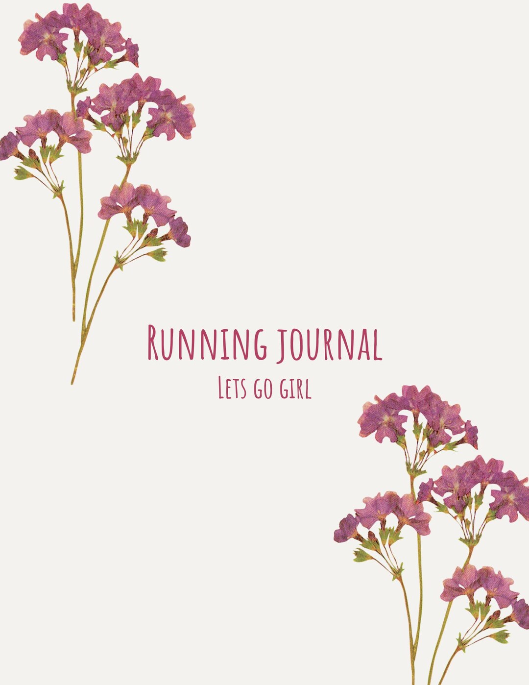 Running Planner Printable Running Log Marathon Training Journal Weekly ...