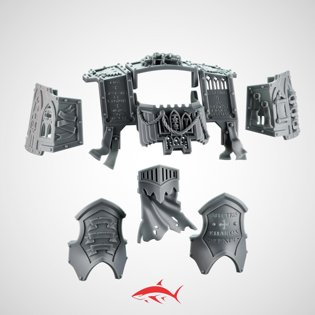 Redptr Dread Kit – With Engravings, Arches and Skulls – Bits Ultra HD ...