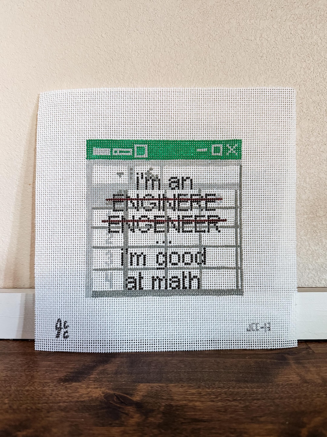 Engineering - Needlepoint Square Canvas - Etsy
