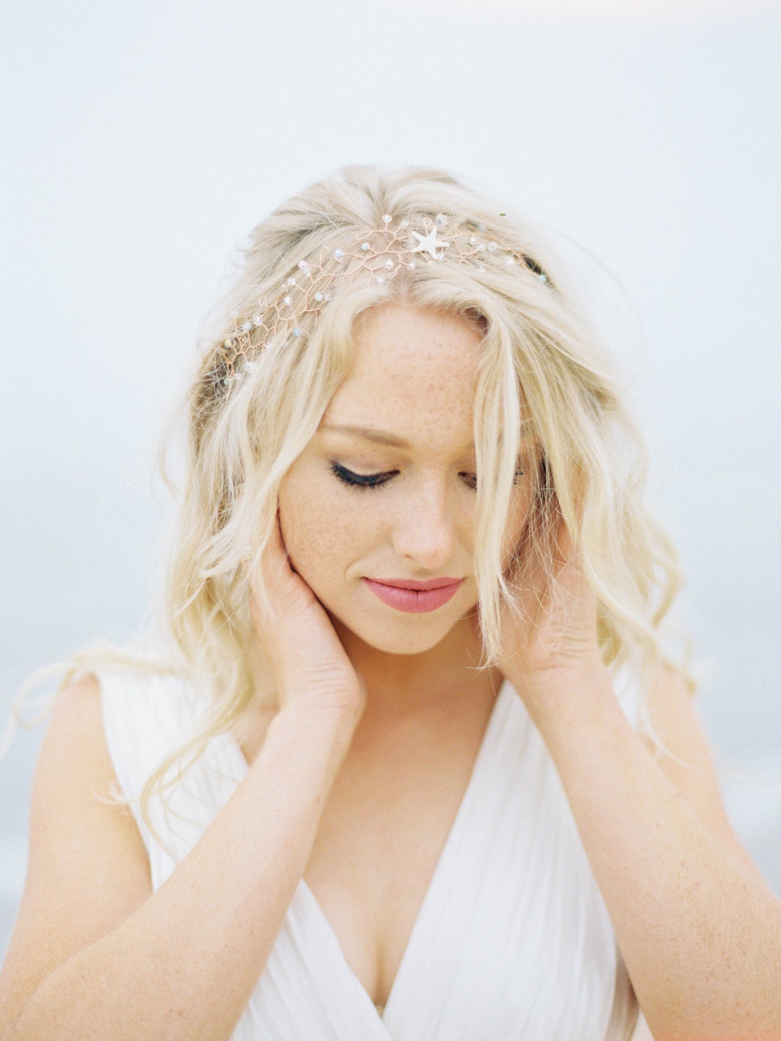 Beach/destination Headpiece "etoile De Mer" Sea Inspired Bridal ...