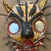 FIERCE Nahua Tiger Mask Mexican Folk Art Jaguar Tigre - Etsy