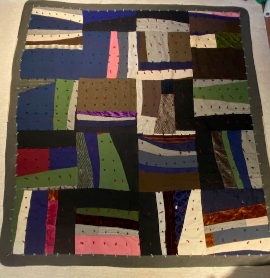 Fantastic TWO SIDED Quilt Modern Art Textile - Etsy