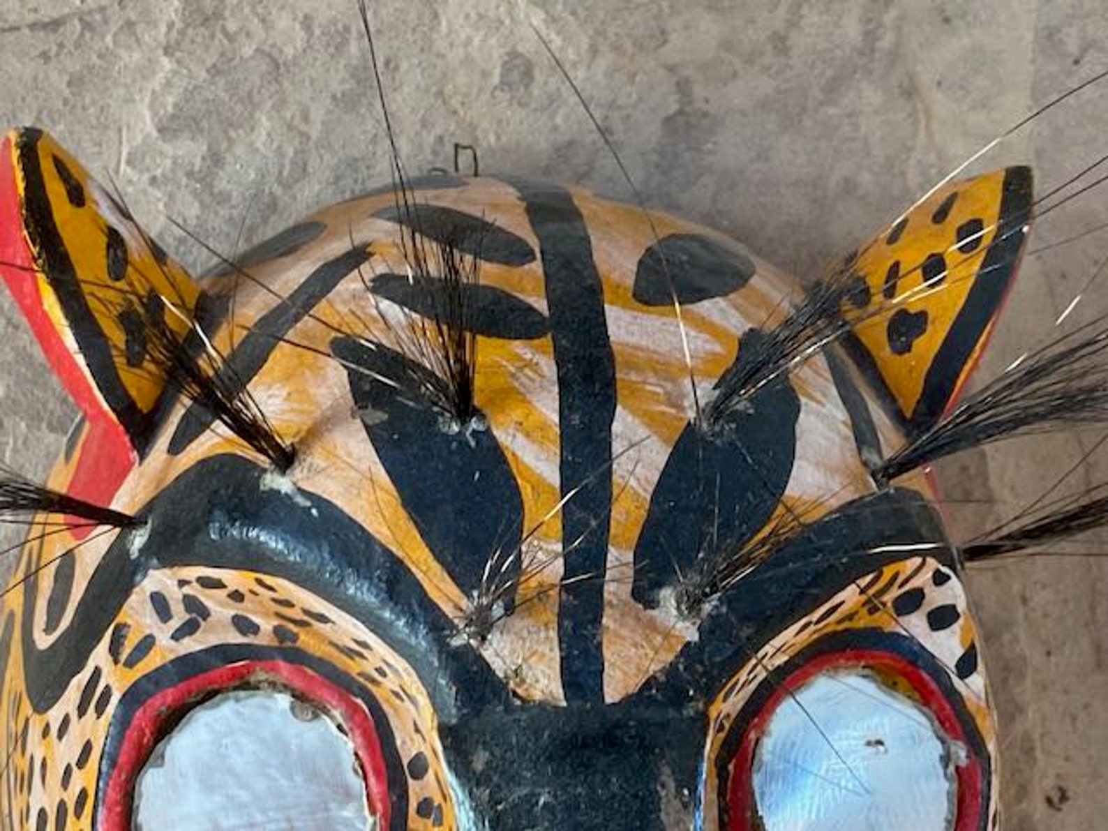 FIERCE Nahua Tiger Mask Mexican Folk Art Jaguar Tigre - Etsy