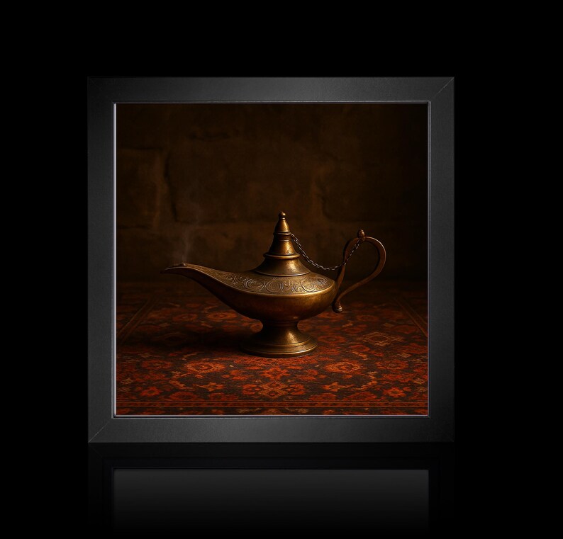 Aladdin’s Magic Lamp Fantasy Artwork - Arabian Nights. - Etsy