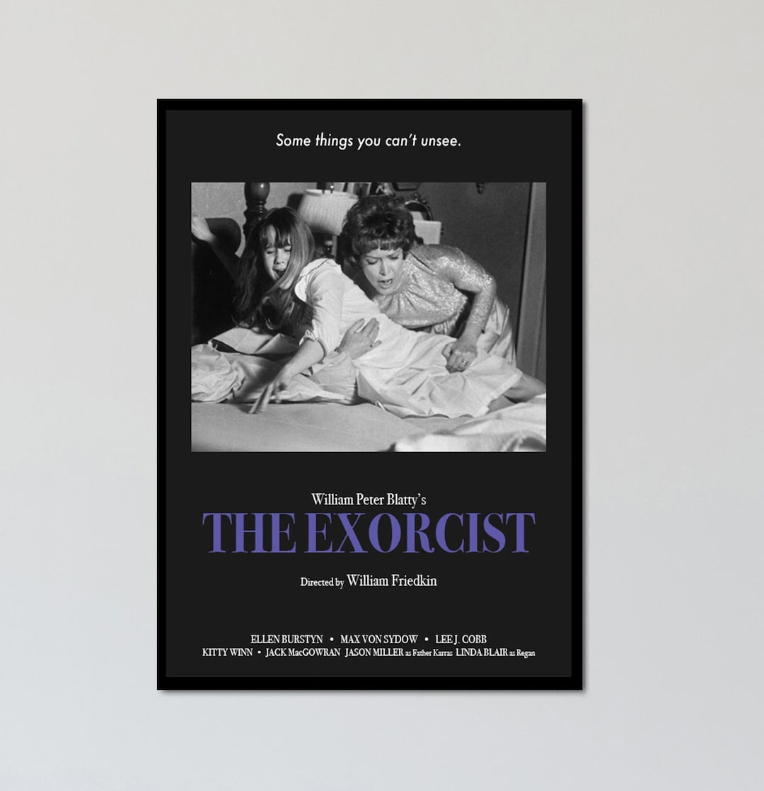 The Exorcist Poster – Vintage Horror Wall Art – 1970s Cult Film Print ...