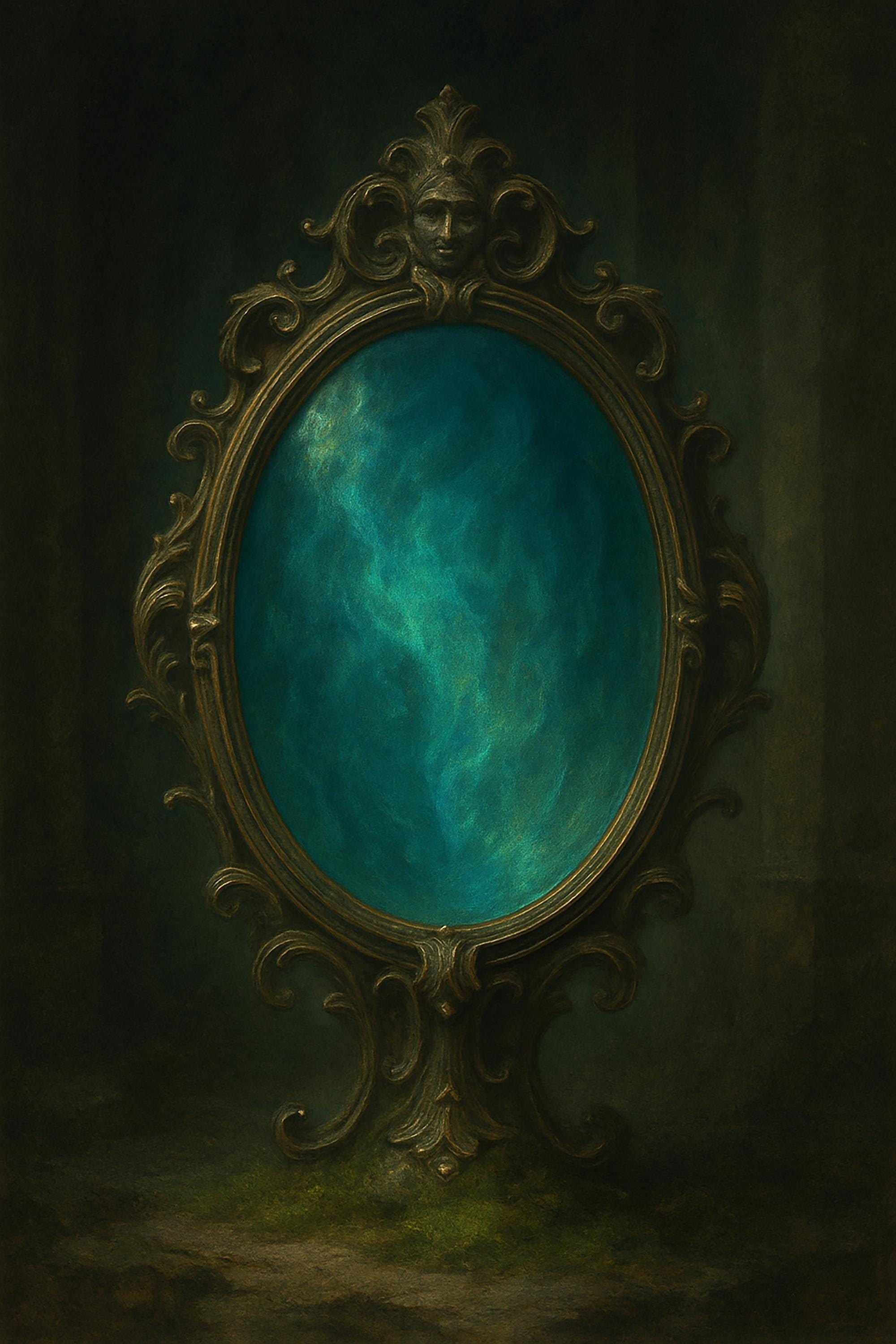 Snow White Magic Mirror – Grimm Brothers Fantasy Art Print - Enchanted ...