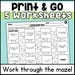 Homophones Worksheets Maze Activity | 2nd & 3rd Grade ELA | Homophone ...