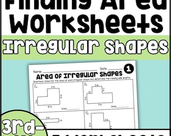 No Prep Area and Perimeter of Irregular Figures | 4th & 3rd Grade Area ...