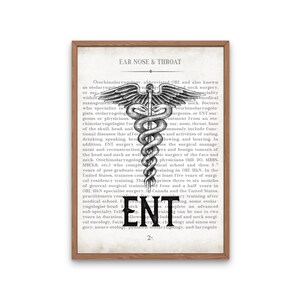Vintage ENT Anatomy Art Print Set: Ear, Nose, Throat, Thyroid ...