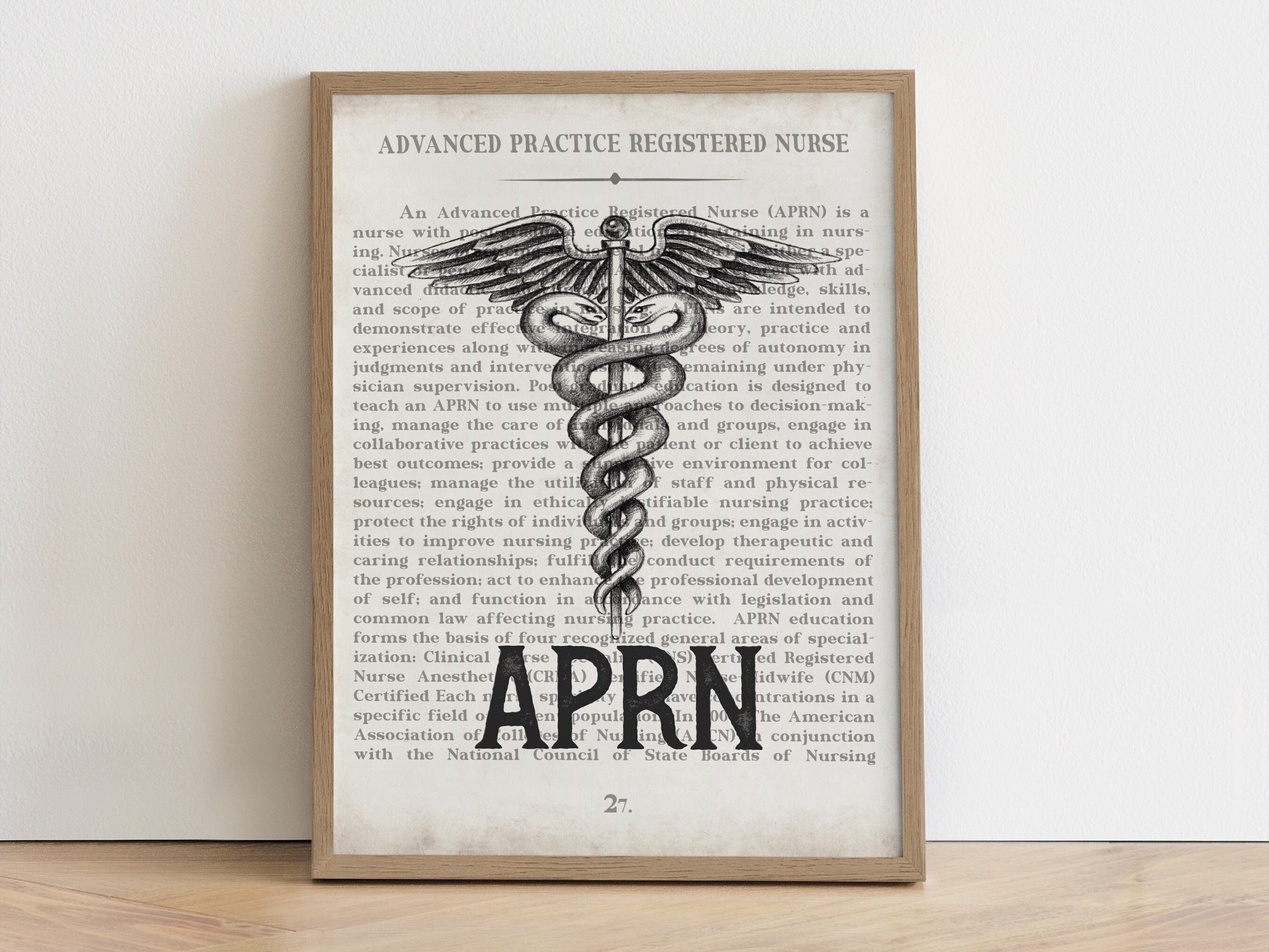 APRN Art Print Advanced Practice Registered Nurse Nurse Practitioner ...