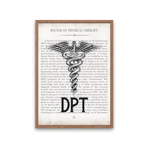 Physical Therapy DPT Vintage Anatomy Art Print Collection of 4 Physical ...