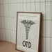 Doctorate of Occupational Therapy OTD Art Print Unique - Etsy