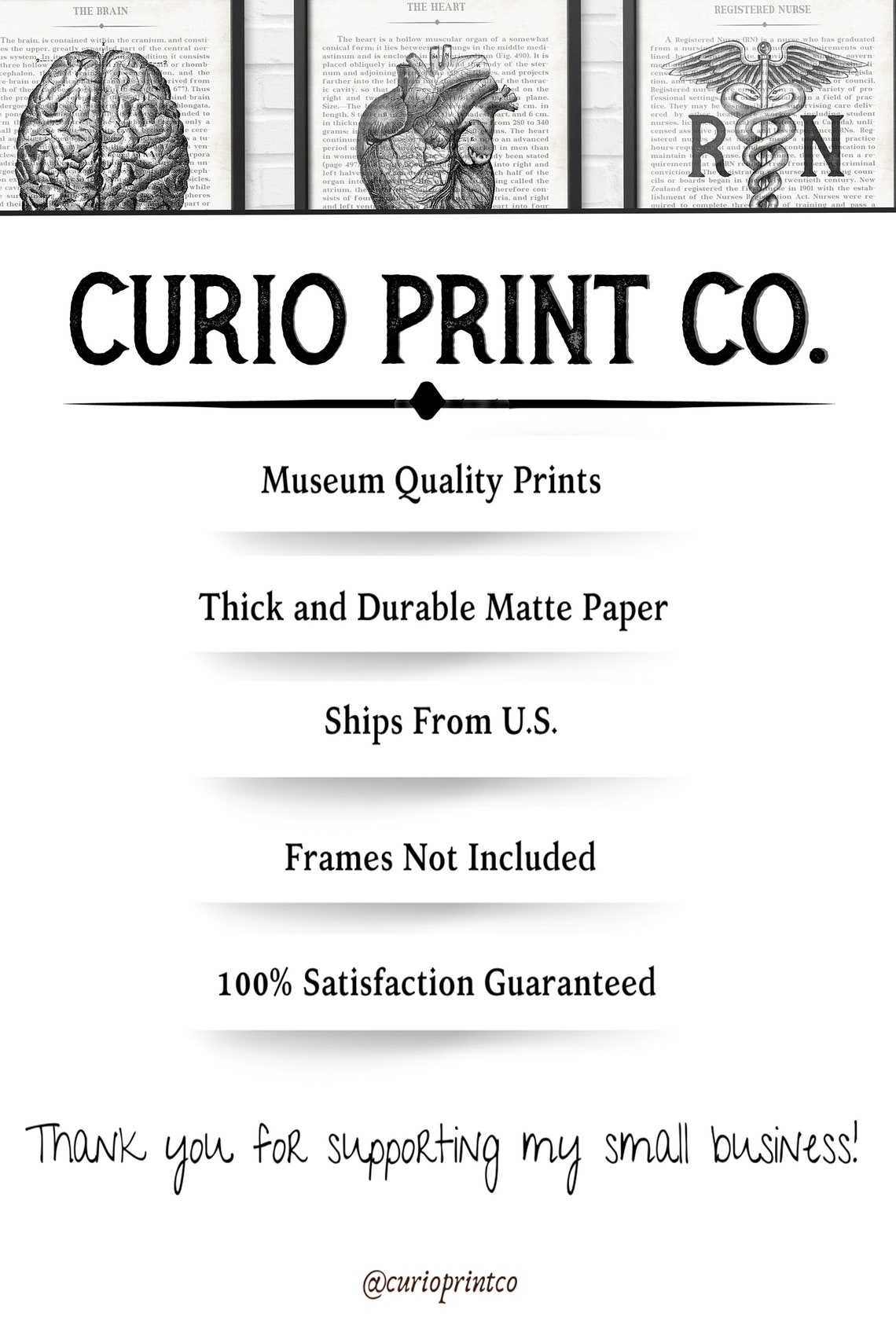 ENT Gift ENT Ear Nose and Throat Vintage Anatomy Art Print Set - Etsy