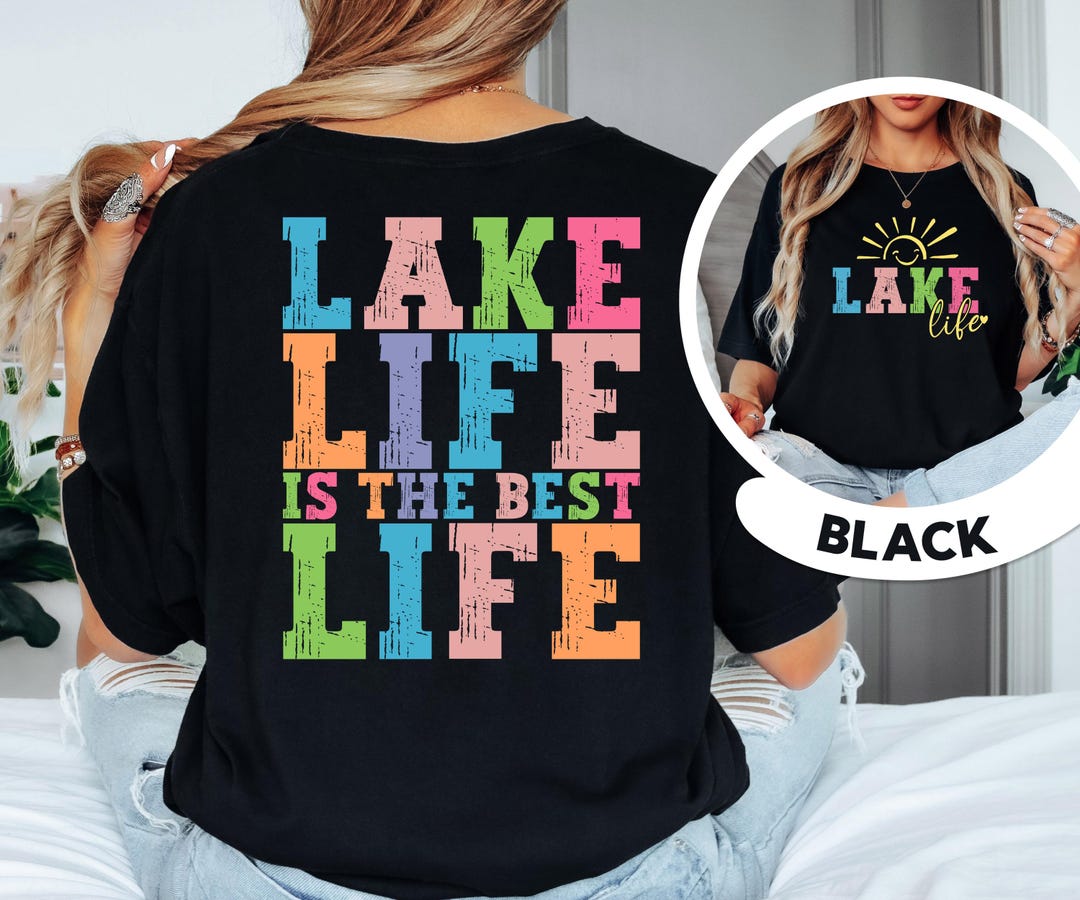 Comfort Colors® Lake Life Shirt, Wildlife Sweatshirt, Camper Lake Lover ...