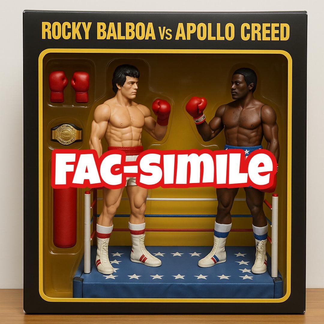 Rocky Balboa Vs Apollo Creed - NO Physical Action Figure!, but 3D ...