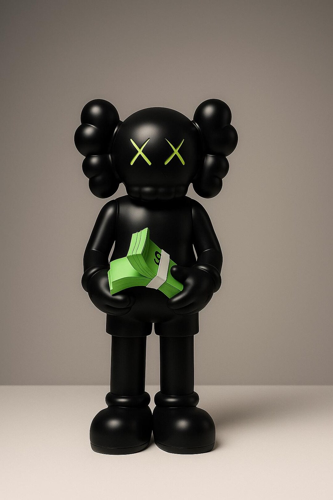 Kaws Money Custom Black Limited Edition - Etsy