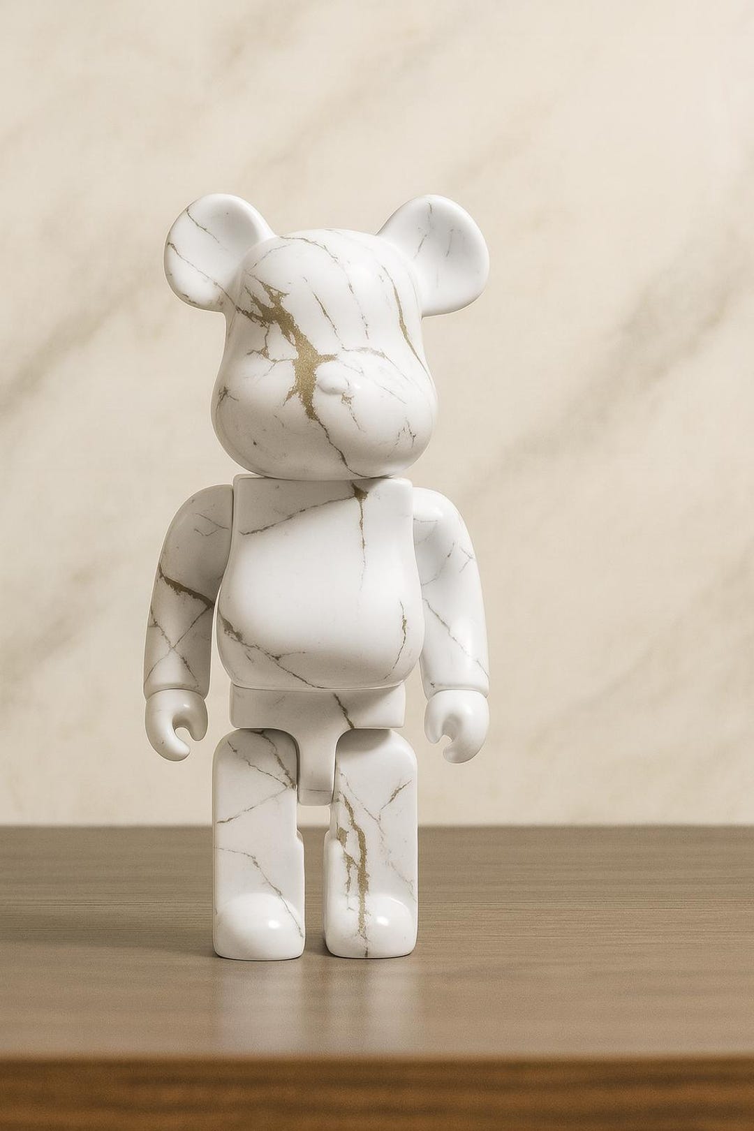 Bearbrick White Marble - Etsy