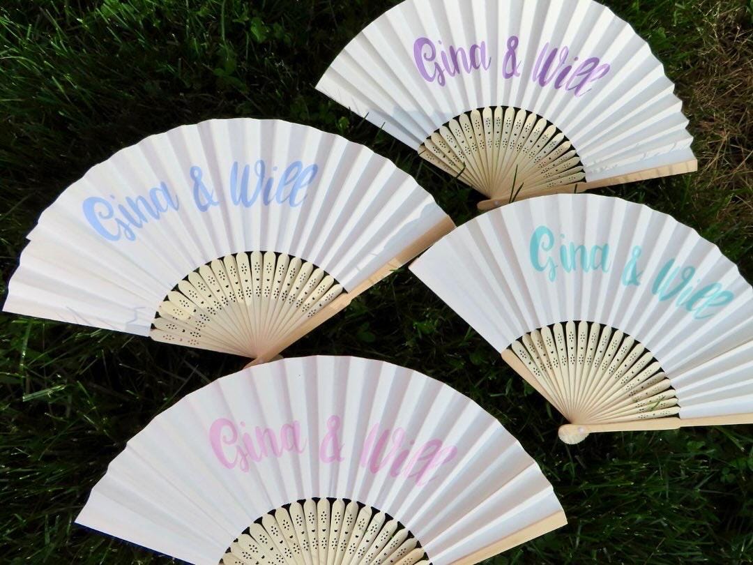 Customizable Paper Fan - Etsy