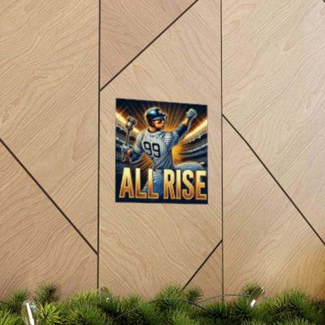 Aaron Judge 10x10 Matte Poster Clean, Bold Graphic Art Print - Etsy