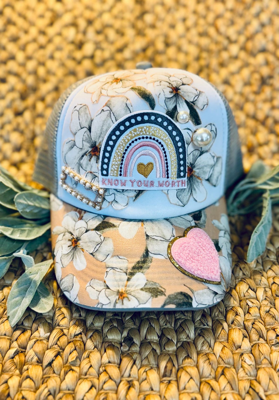 Printable Hat Bill Template | Trucker Hat Craft Pattern | PDF, PNG ...