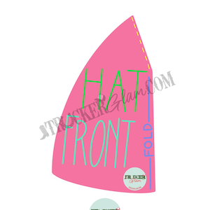 Trucker Hat Front Template | DIY Fabric Hat Pattern (PDF, PNG) - Etsy