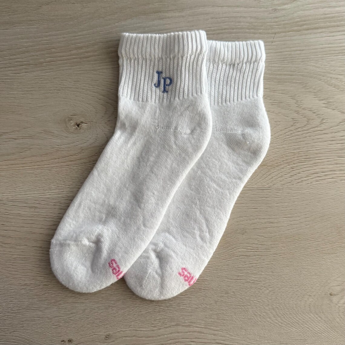 MONOGRAM EMBROIDERED SOCKS - Personalized Socks, Initial Socks, Bridal ...