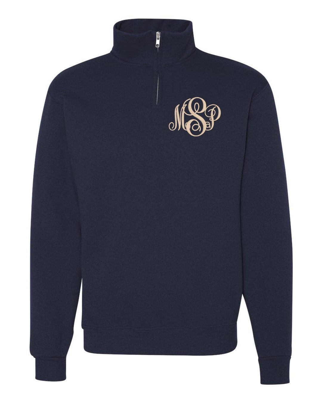 MONOGRAM QUARTER ZIP - Bridesmaid Quarter Zip, Monogrammed Pullover ...