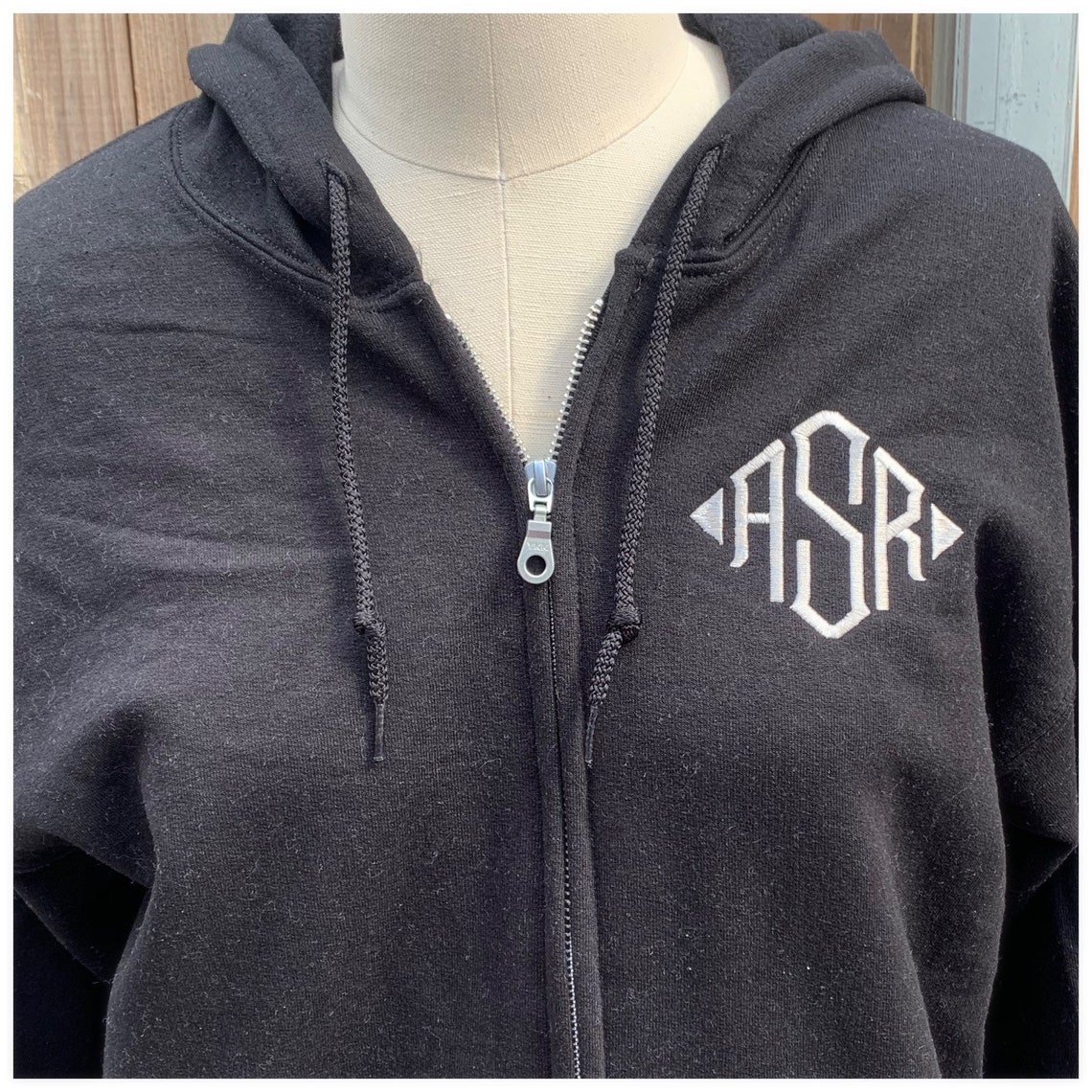 Personalized Monogrammed Hoodie Embroidered Monogram | Etsy