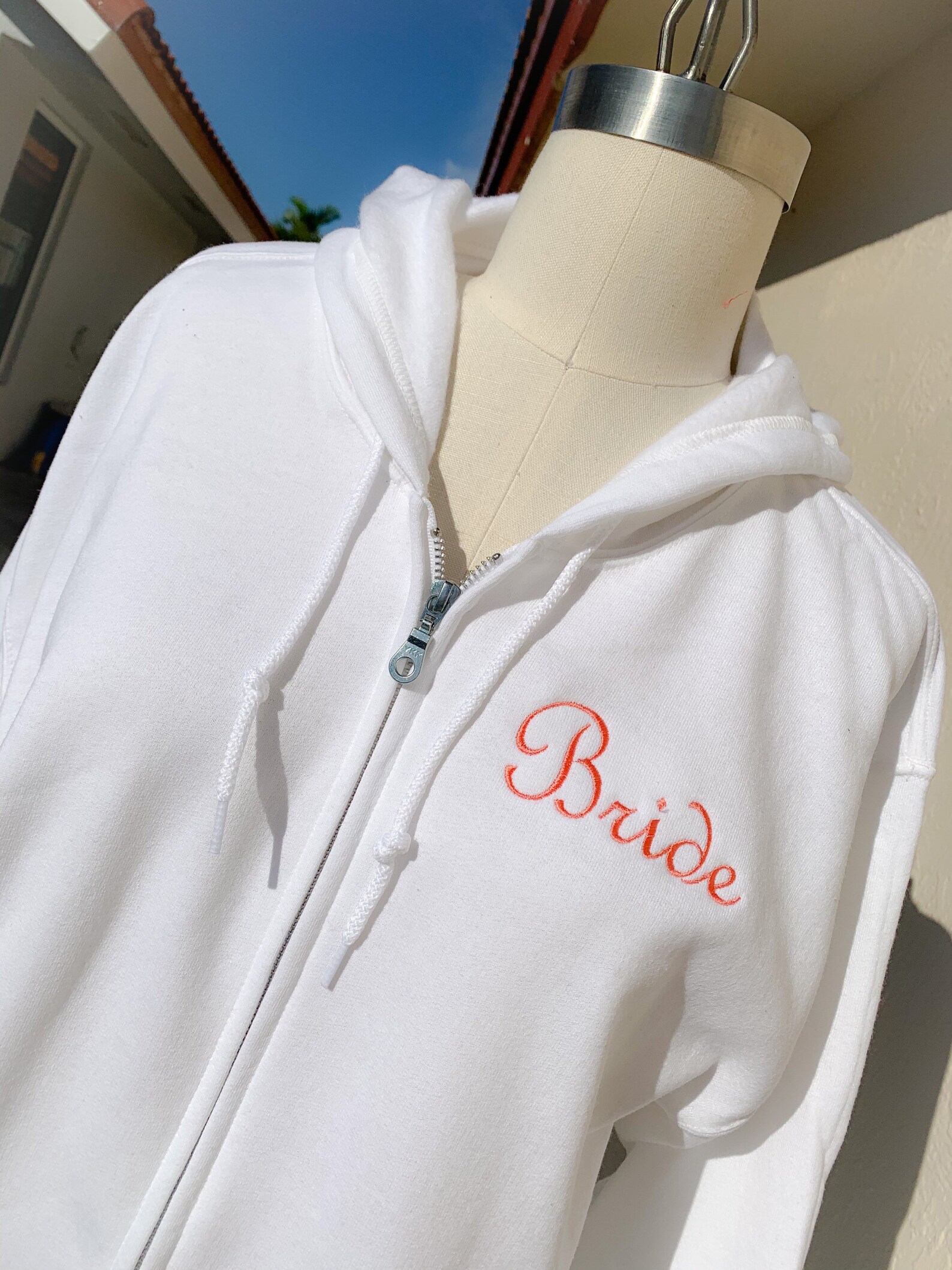 Bride Getting Ready Hoodie Bride Gifts Embroidered Bride | Etsy