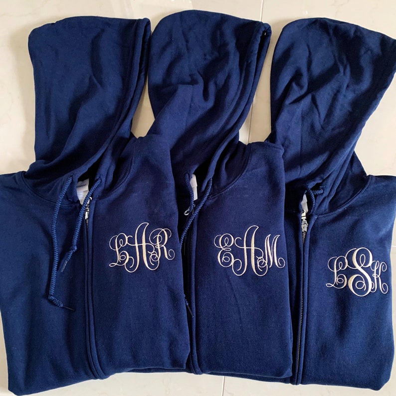 MONOGRAM PERSONALIZED HOODIES, Monogrammed Sweatshirt, Custom Girls ...