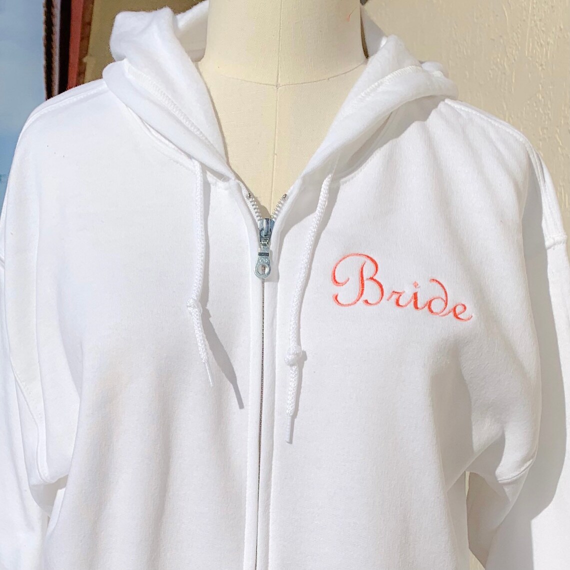 Bride Getting Ready Hoodie Bride Gifts Embroidered Bride - Etsy