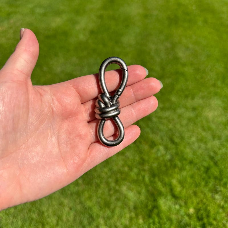 Knot Keychain Leather - Etsy