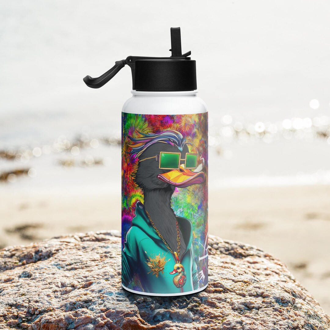 Quakk Bottle - Custom NFT Stainless Steel Water Bottle - Etsy