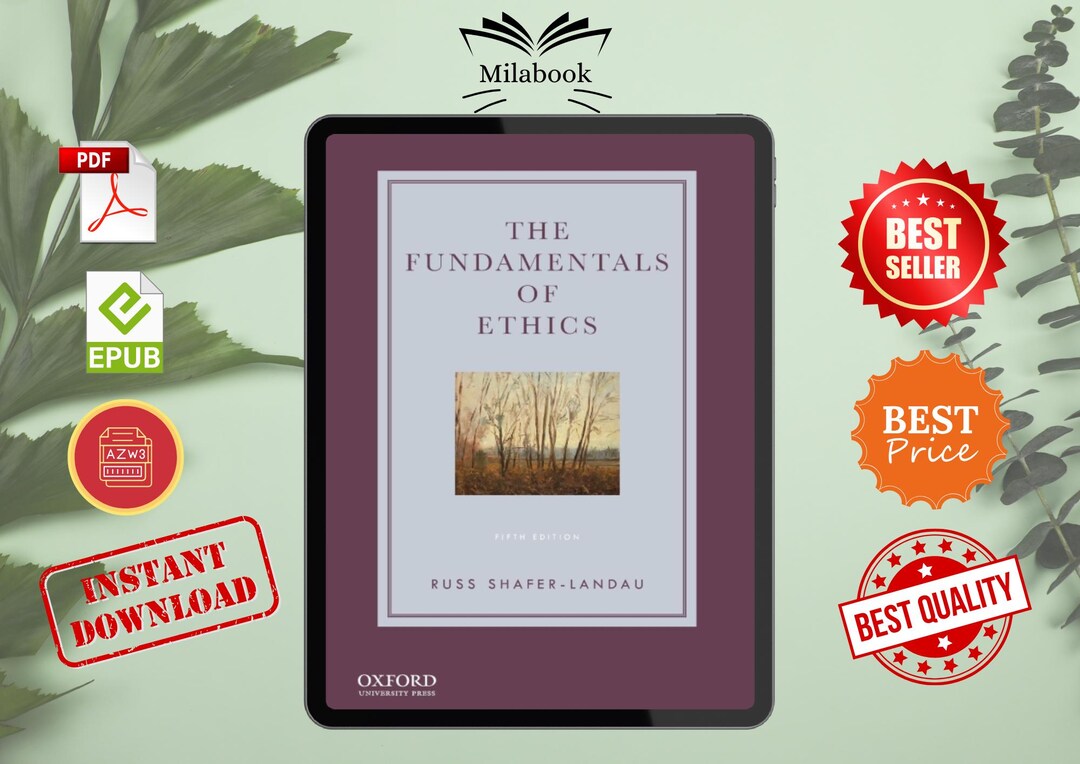 The Fundamentals of Ethics 5th Edition - Etsy