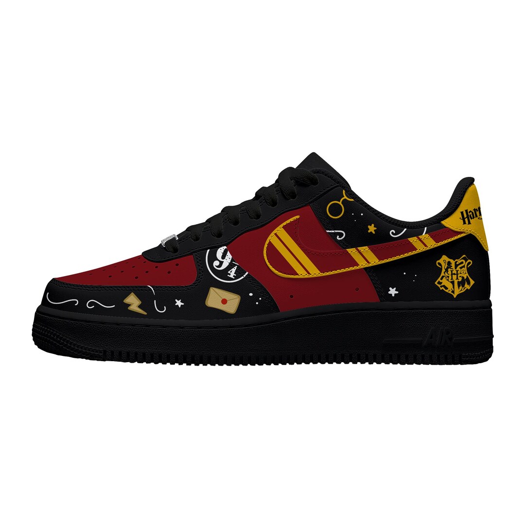 Custom Painted AF1 Shoes, Harry Potter Hogwarts Gryffindor House ...