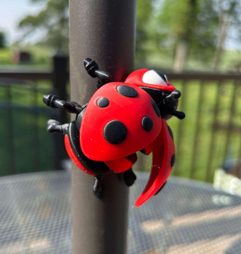 Magnetic Flexi Ladybug – 3D Printed Fidget Toy or Fridge Magnet - Etsy