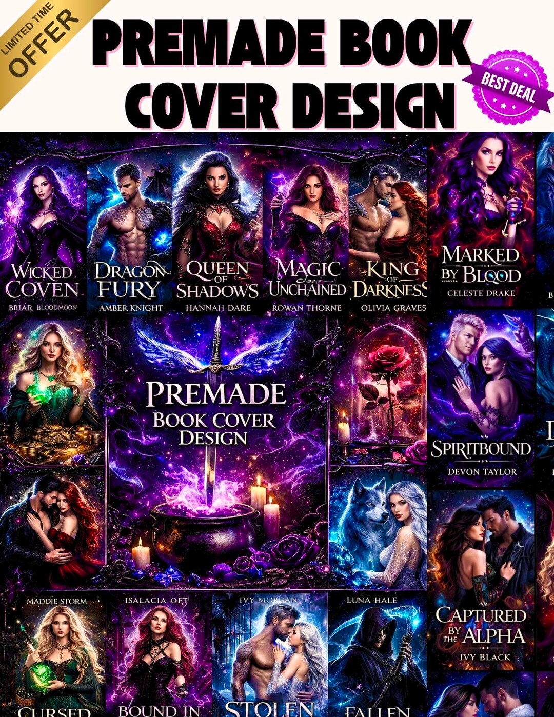 PREMADE High-resolution Book Cover Design Boosts Book Performance ...