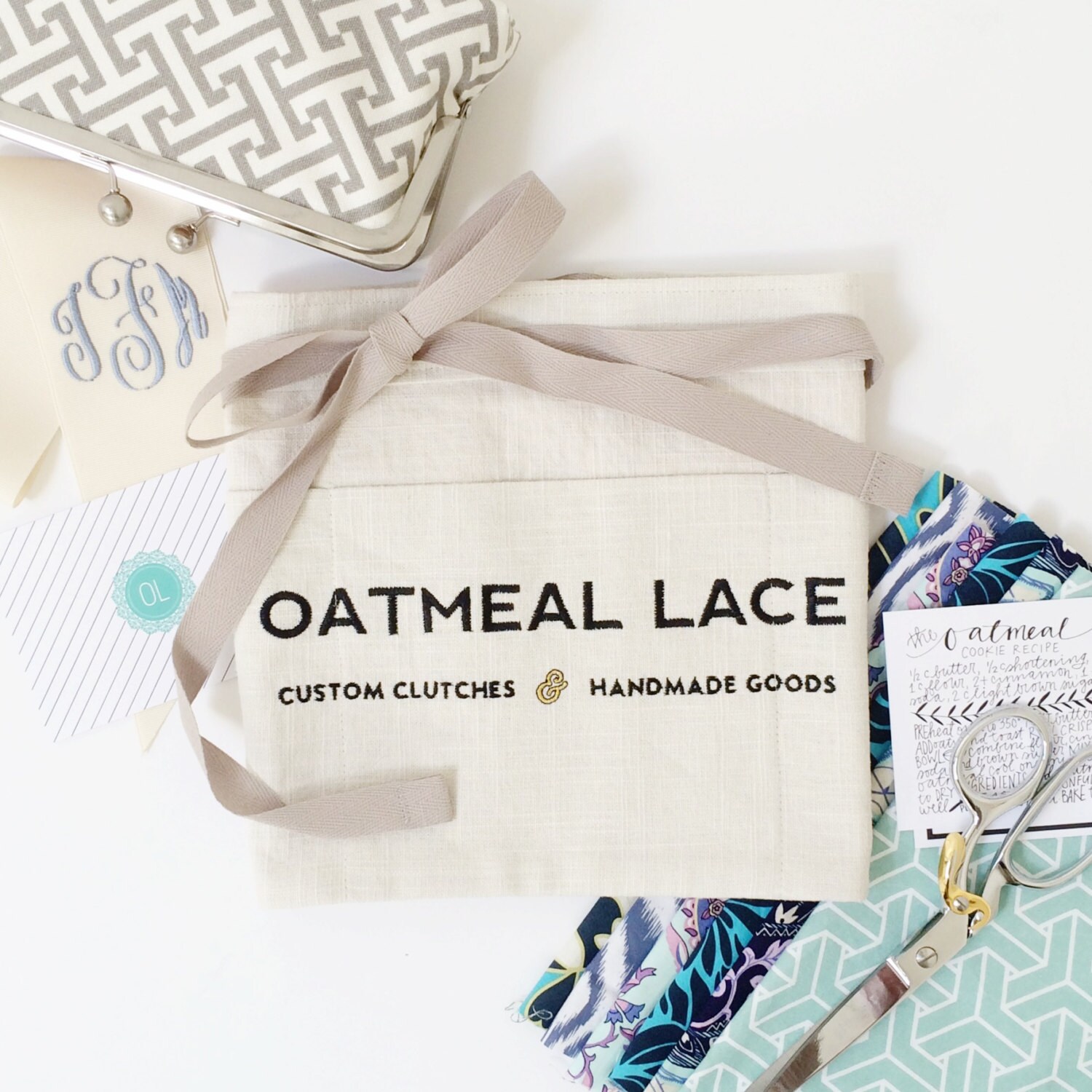 Custom SHORT Half Apron : Vendor Aprons Custom Embroidery - Etsy