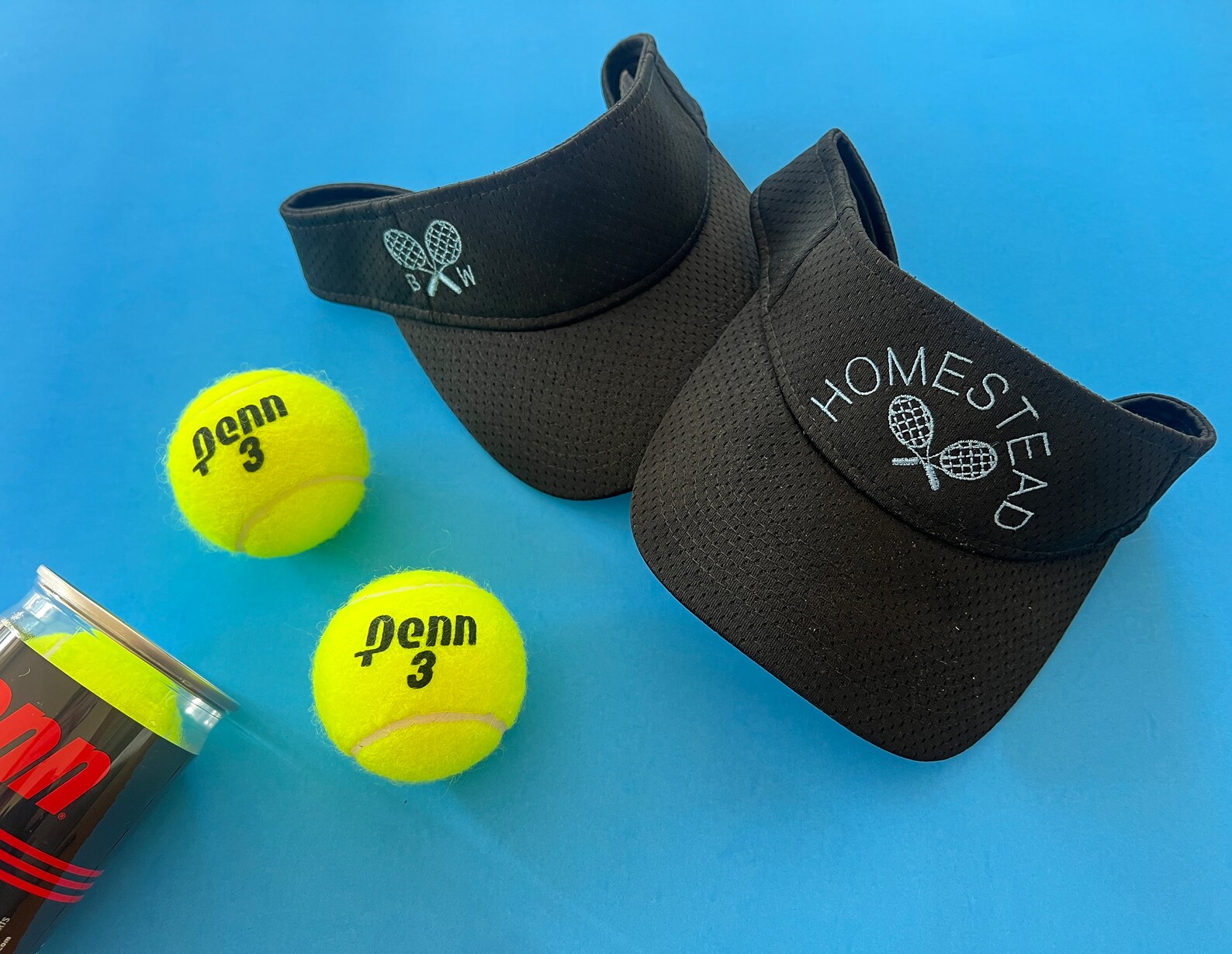 Embroidered Tennis Visors | Monogrammed Visor | Preppy Tennis Team ...