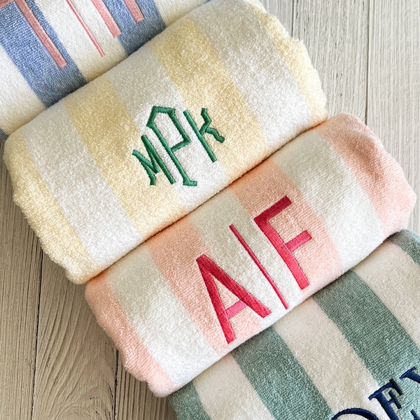 Monogrammed Towels - Etsy