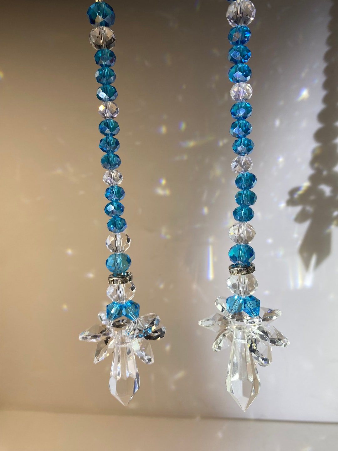March Birthstone Angel Sun Catcher purchase 2 and I Will - Etsy